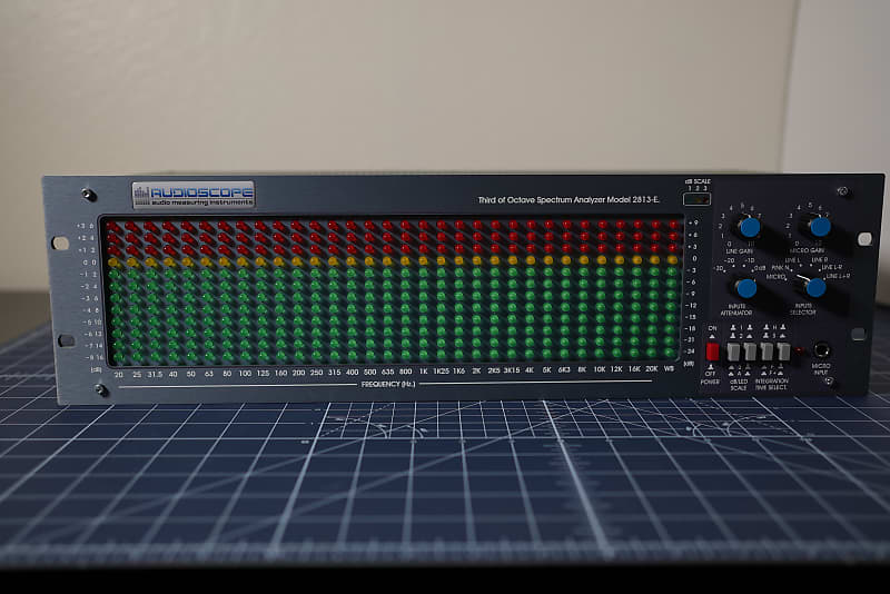 Audioscope 2813-E Visual Frequency Spectrum Analyzer | Reverb