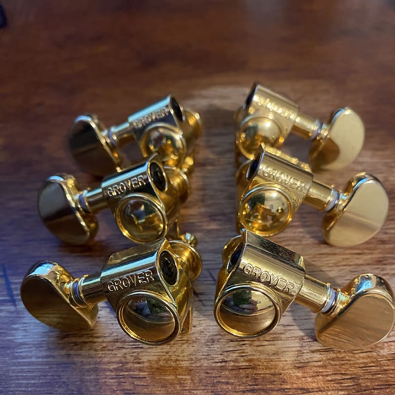 Grover 3+3 Tuners Epiphone OEM 2020’s - Gold | Reverb
