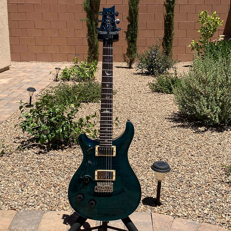 PRS Custom 22 Left Handed 2000 Turquoise Lefty | Reverb
