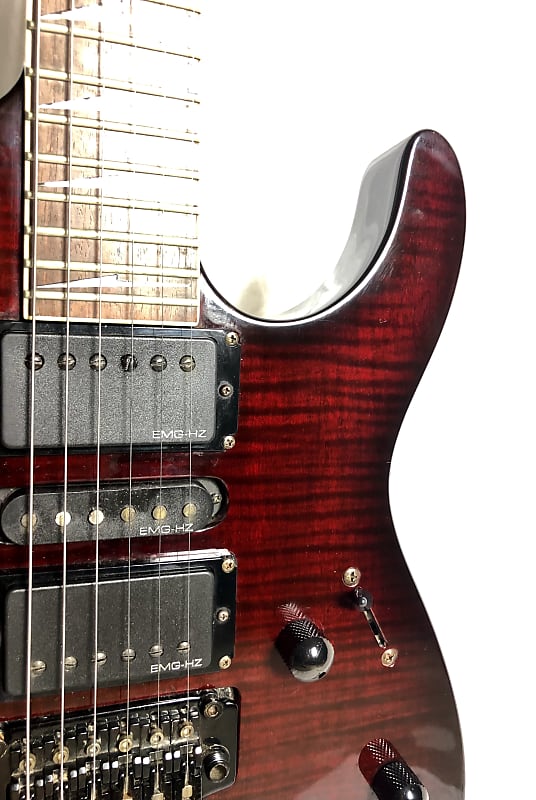 ESP LTD M-350 2002 Crimson Flamed Maple | Reverb