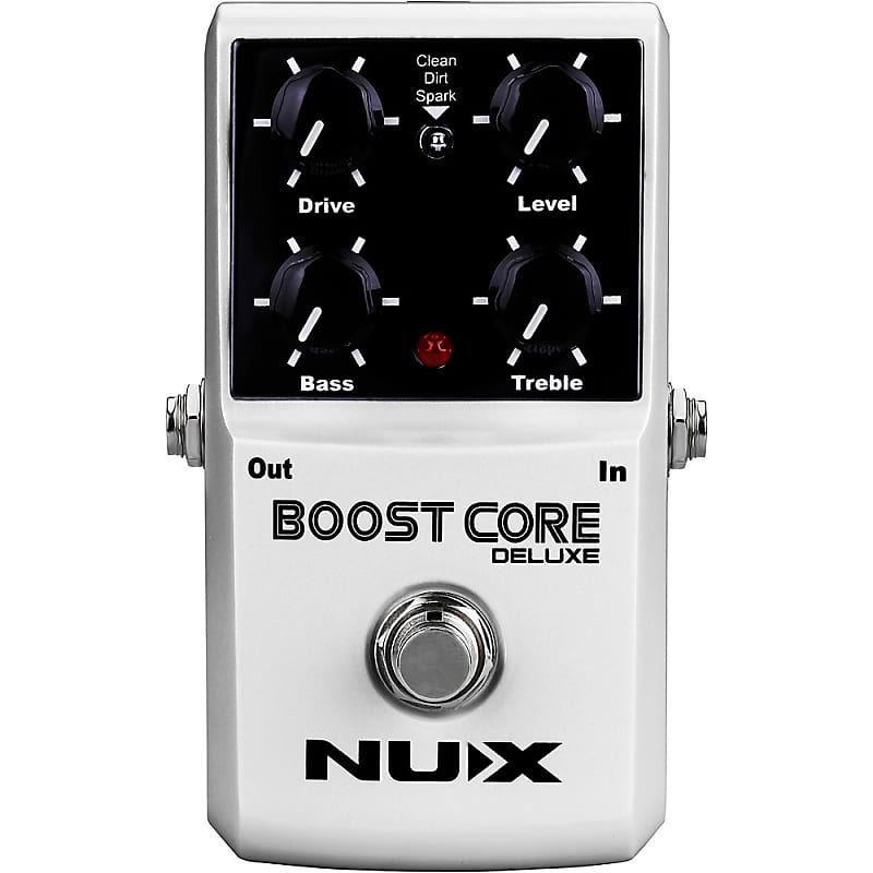 NUX Boost Core Deluxe Booster Effects Pedal Silver | Reverb