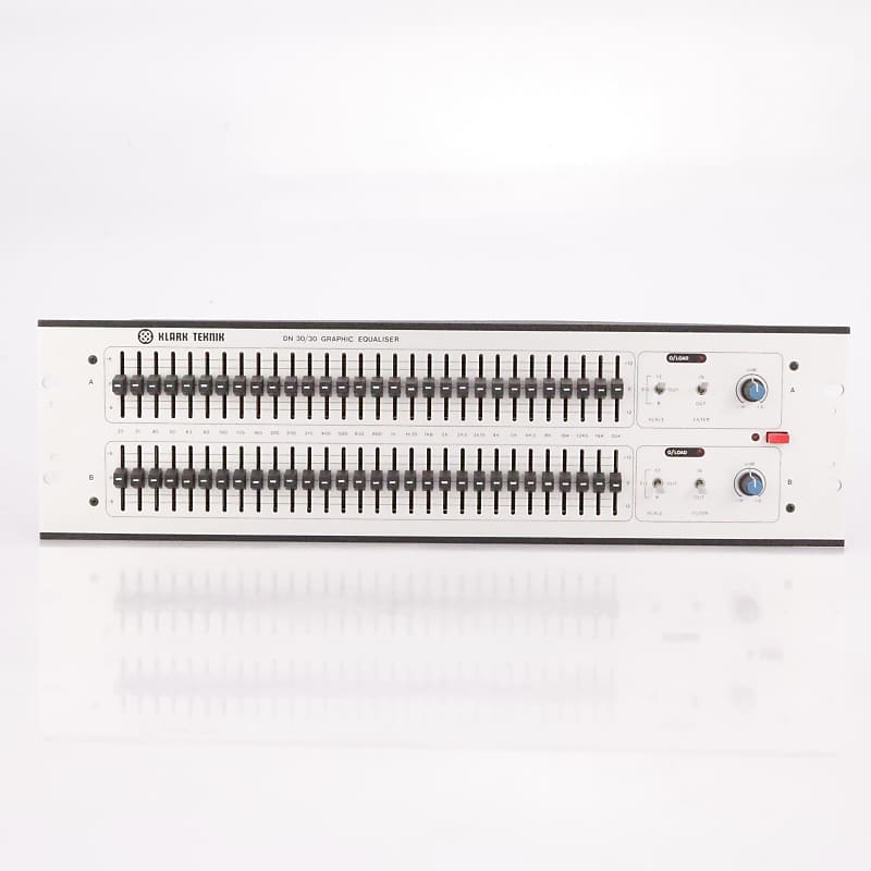 Klark-Teknik DN 30/30 Graphic Equaliser Dual Channel Stereo | Reverb