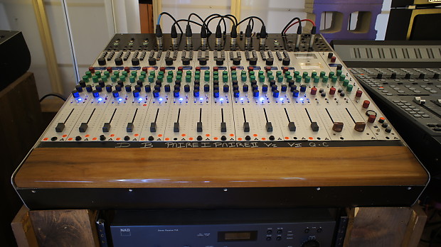 Trident Fleximix console mixer Wood/Silver finish | Reverb UK