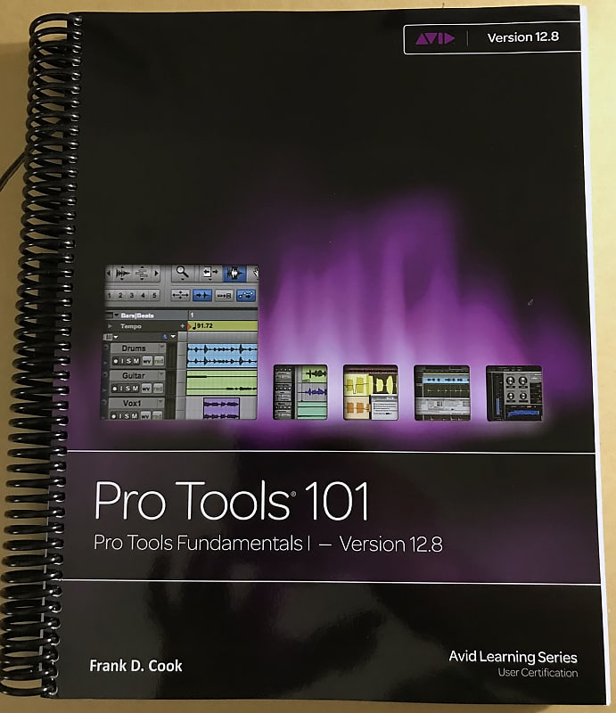 Avid Pro Tools 101 Fundamentals 1 Version 12.8 Book | Reverb