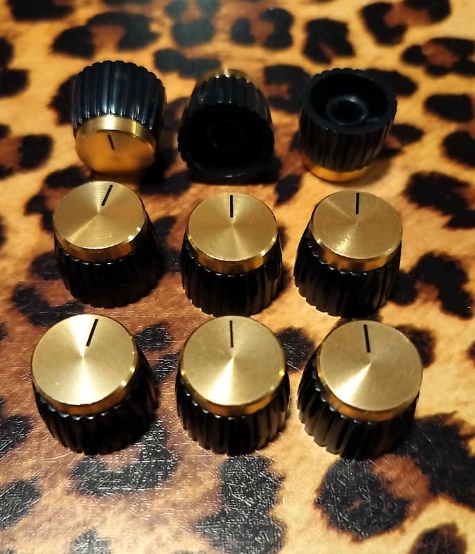 Marshall Amplifier Knobs 2000s - Gold | Reverb
