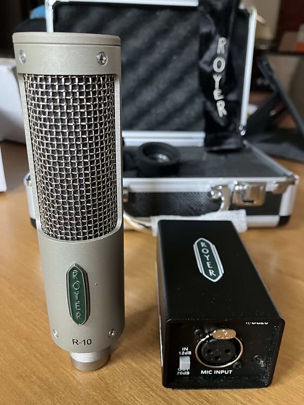 Royer R-10 Passive Ribbon Microphone and dBooster Pack | Reverb
