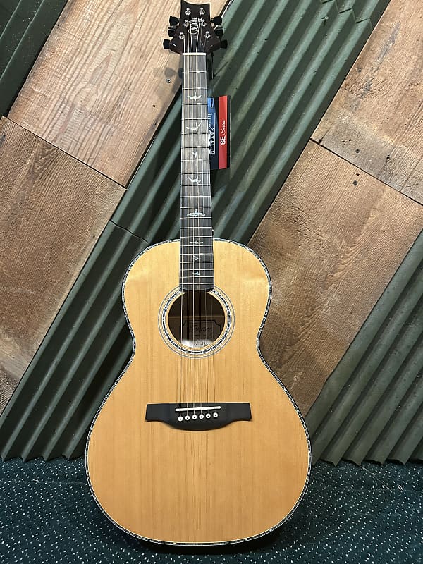 PRS PPE50 - Parlor Size Acoustic Guitar with Built-In Fishman | Reverb
