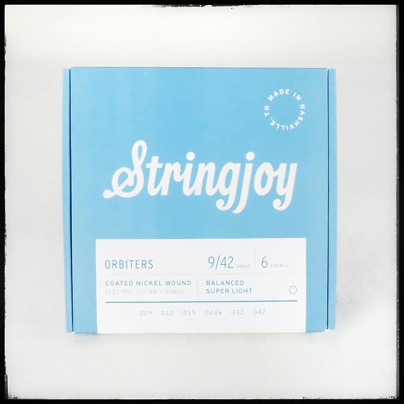 Stringjoy Orbiters Balanced Super Light Gauge (9-42) Coated | Reverb