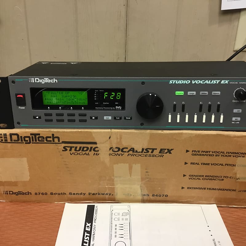 DigiTech Studio Vocalist EX 1998 w/original book and box | Reverb