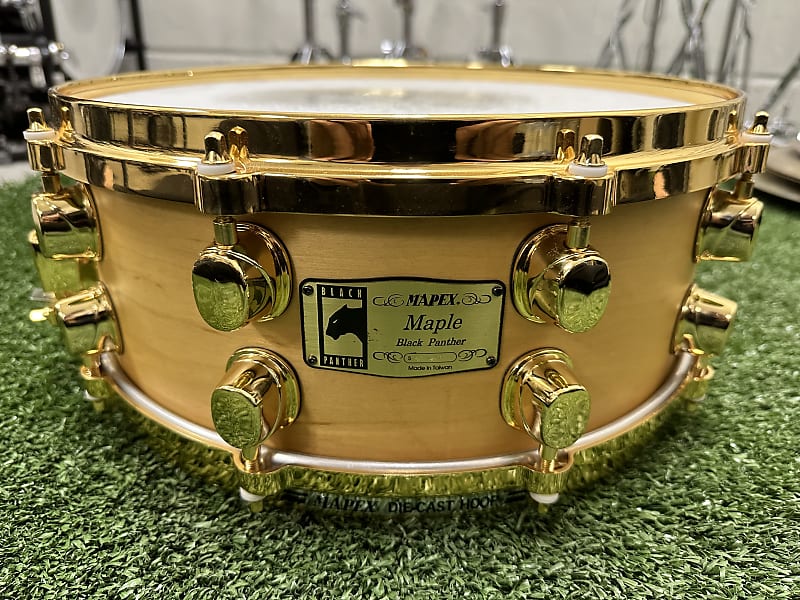 Mapex Vintage Black Panther Maple Snare 5.5x14 | Reverb