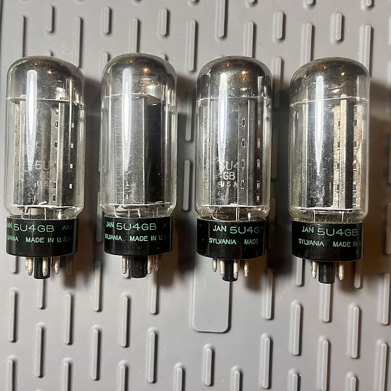 Set of Four (4) JAN 5U4GB 1967 New Old Stock (NOS) Rectifier | Reverb