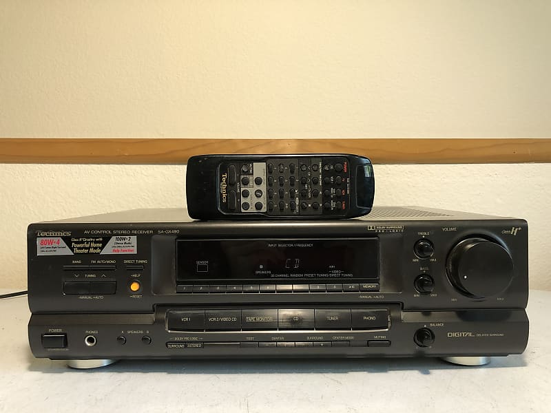 Technics SA-GX490 Receiver HiFi Stereo 5.1 Channel Home Audio | Reverb