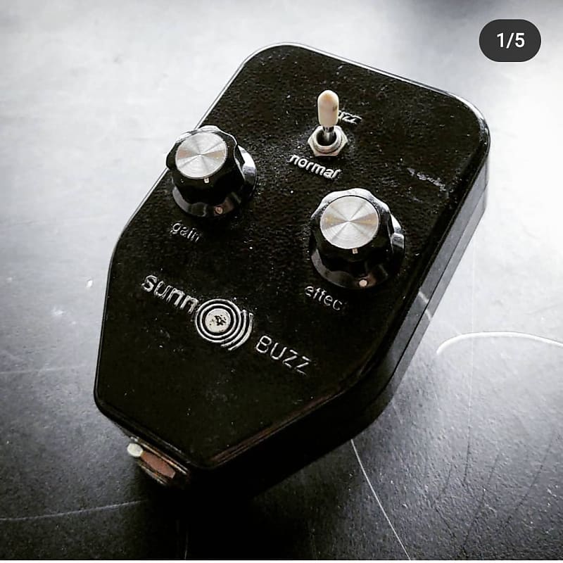 Rare Sunn Buzz •))) '60s Fuzz Pedal (Silicon Maestro FZ-1) | Reverb