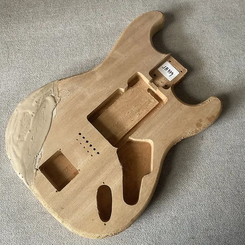 Unfinished String Through Guitar Solid Body DIY Project | Reverb