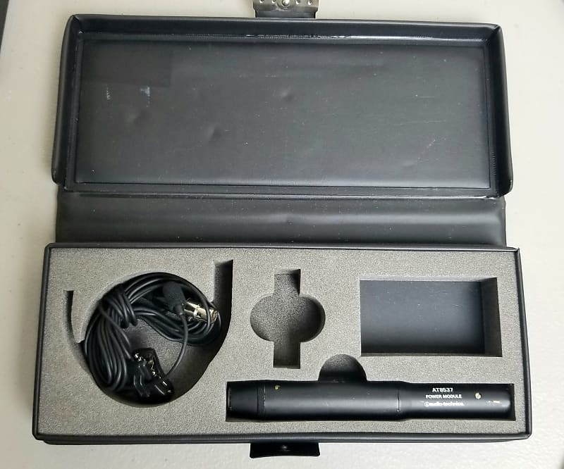 Audio-Technica AT899 miniature Lavalier Mic w/AT8537 Power | Reverb