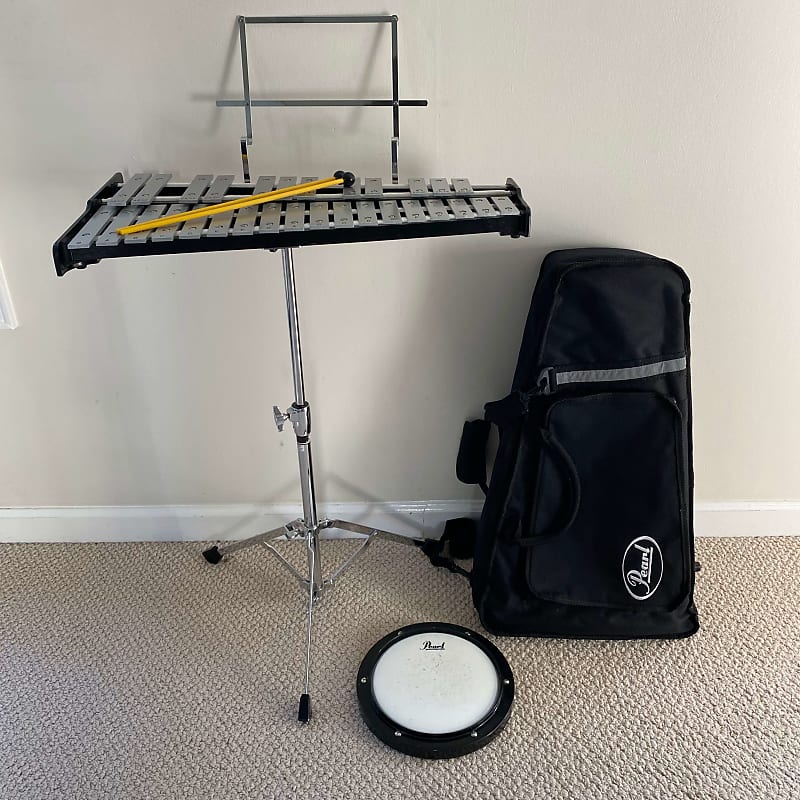 Pearl Student Bell Kit w/ Stand, Bag, Practice Pad and | Reverb