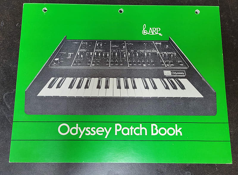 ARP Odyssey Patch Book for 3 ring binder 1976 - Green | Reverb