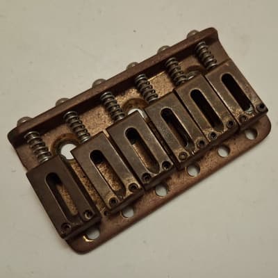 Vintage Late 70's-Early 80's Kahler Brass Tele Bridge | Reverb