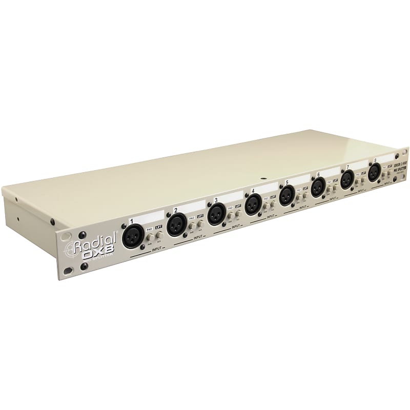 Radial OX8-R 8-Channel Rack-Mount Microphone Splitter - | Reverb