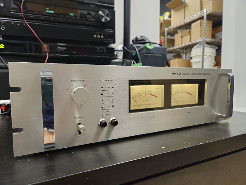 NIKKO ALPHA II STEREO POWER AMPLIFIER - Tested And Working | Reverb