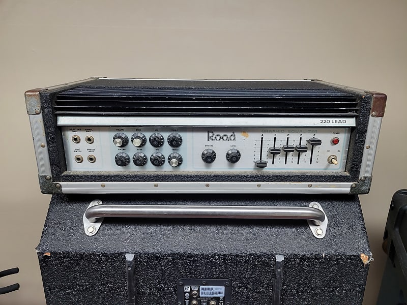 Vintage 1970s Road 220 Solid State Guitar/Bass Amp Head | Reverb