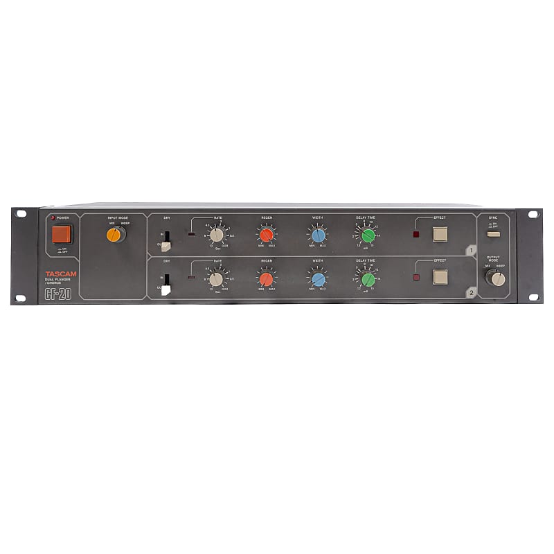 Tascam CF-20 BBD Dual Flanger / Chorus Rackmount - Vintage & | Reverb