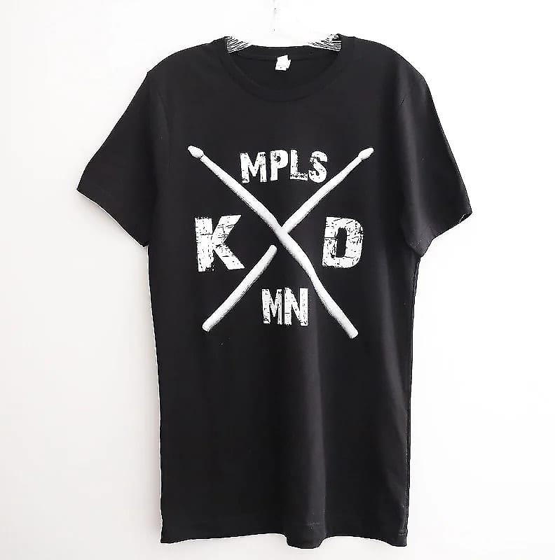 Klash Drums New Logo T shirt Black - Medium | Reverb