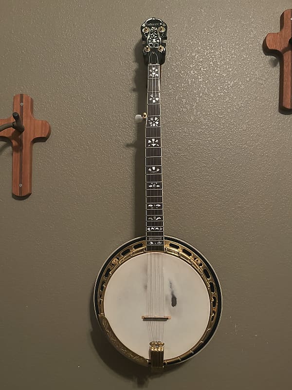 Samick 5 string banjo SB 350 TT 70’s 80’s - Decorative Wood | Reverb