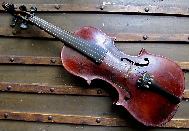 Early American Antique Fiddle /4/4 /Early 1900s or Older / | Reverb