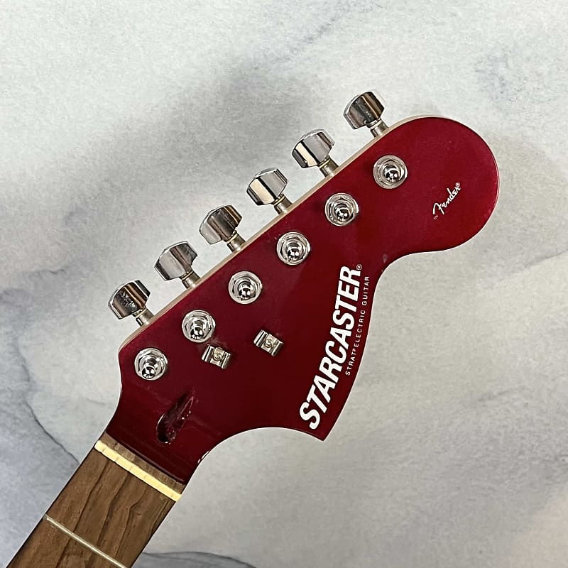 Squier Loaded Starcaster Neck with Painted Headstock, | Reverb