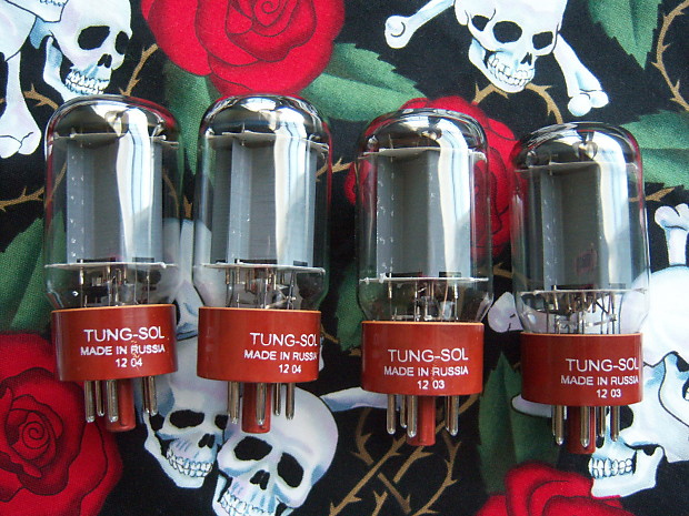 Tung-Sol 5881 Matched Quad (Free Shipping) | Reverb