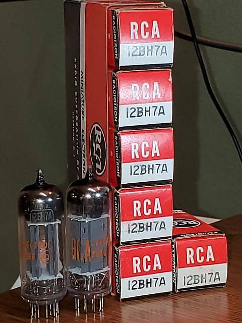 12BH7A RCA NOS/NIB matched codes/MaxiPreamp2 matched pairs | Reverb