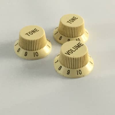 Vintage Genuine Fender Japan Strat MIJ Stratocaster Knobs | Reverb