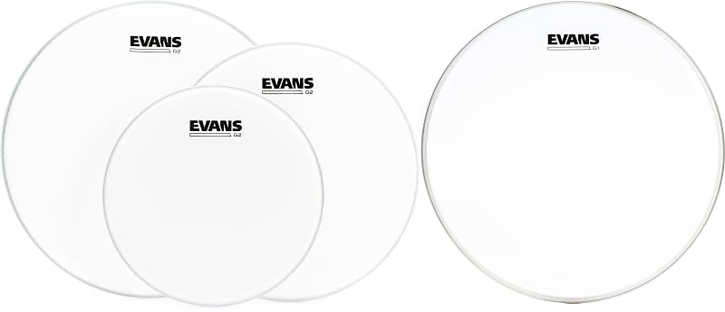 Evans G2 Coated 3-piece Tom Pack - 10/12/14 inch Bundle with | Reverb