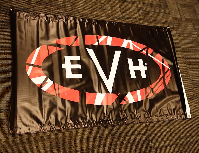 EVH logo 3'x5' vinyl banner (mint) | Reverb