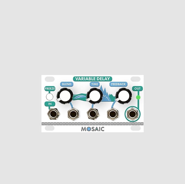 Mosaic Variable Delay White | Reverb