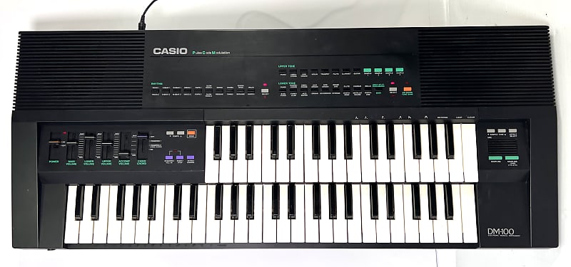 Casio DM-100 1980s Double Decker Keyboard Synth Sampler w/ | Reverb UK