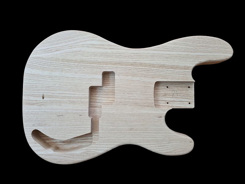 Custom Ash P-Bass Body - Unfinished | Reverb