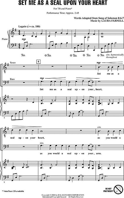 Set Me as a Seal upon Your Heart | Reverb