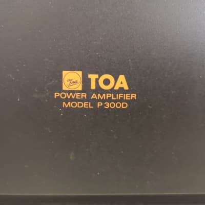 TOA P300D Professional Stereo Power Amplifier #2677 Good Used | Reverb