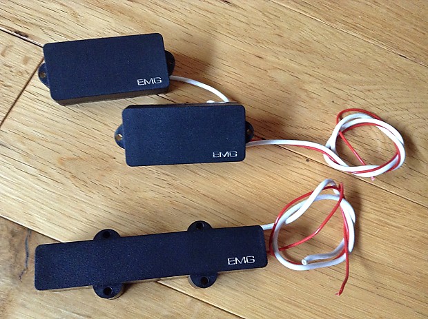 EMG PJ pickup set for electric 4-string bass, models P and | Reverb