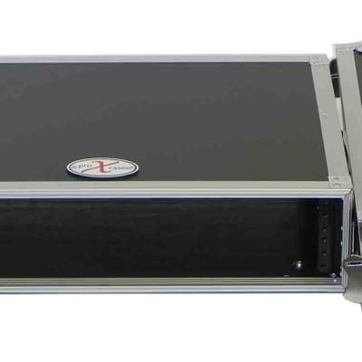 ProX X-2UE 2U Deluxe Effects Rack 14" Deep Rail to Rail with | Reverb