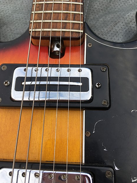 Kay/Teisco K-20T SG Style Mosrite Style Tremolo Mustashe Head | Reverb