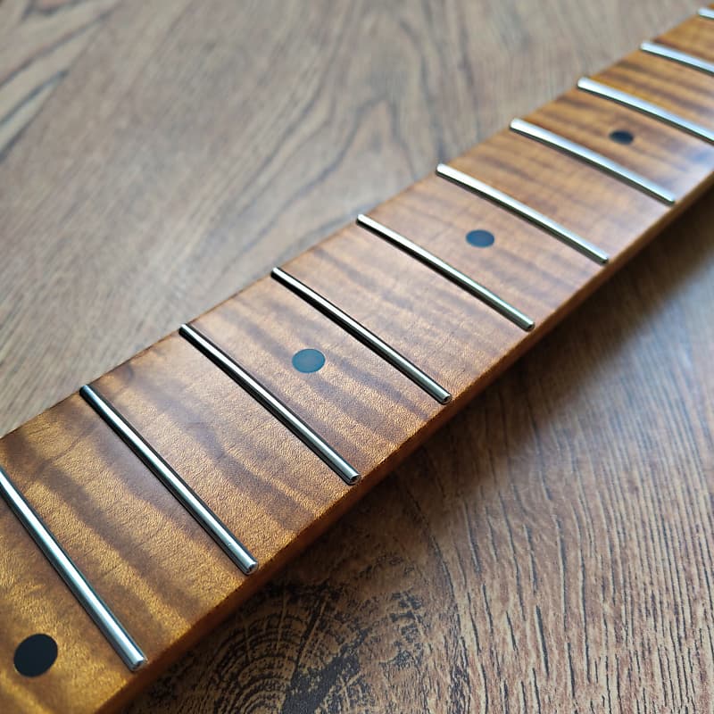 Telecaster Roasted Flame Maple Pro Guitar Neck Satin | Reverb