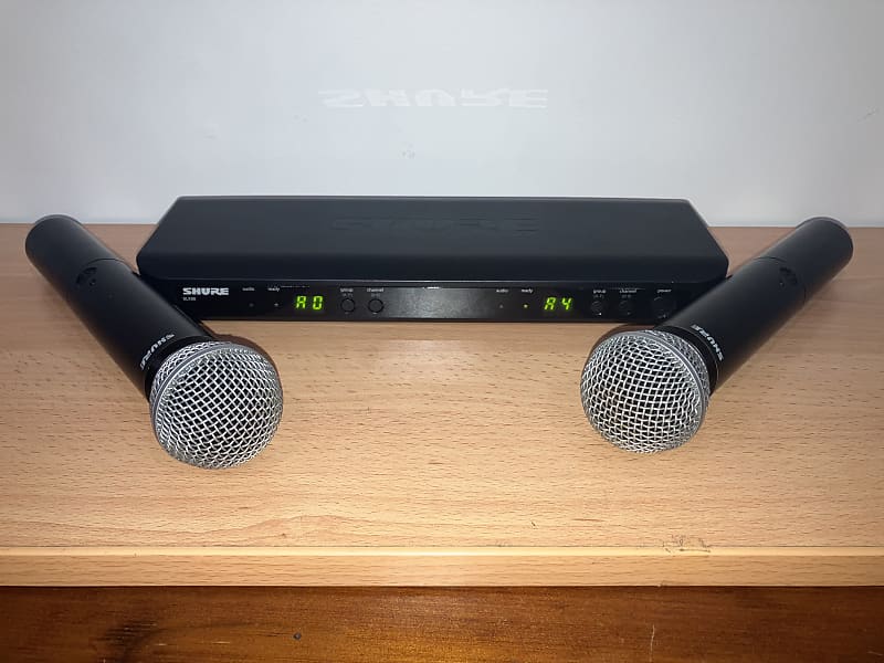 Shure Shure BLX88 Dual receiver and 2 x Shure BLX2 handhelds | Reverb