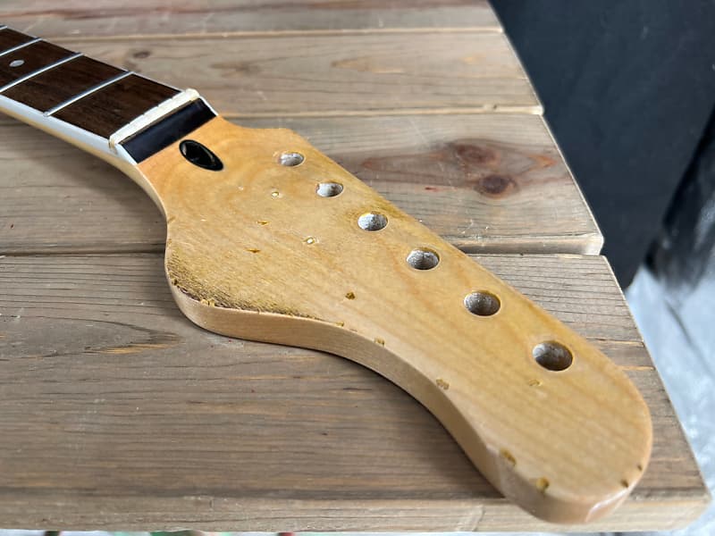 Real Life Relics Tele® Style Neck Aged Bound Maple/Rosewood | Reverb