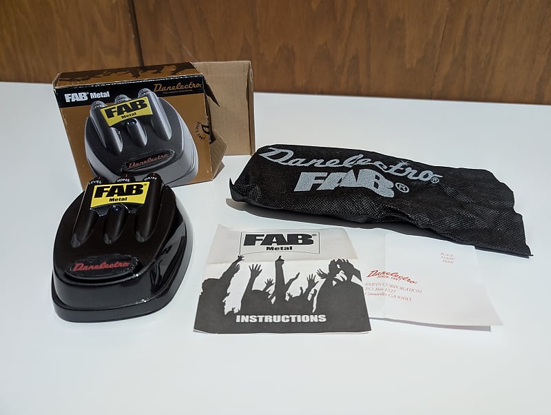Danelectro FAB Metal Distortion Guitar Effect Pedal | Reverb