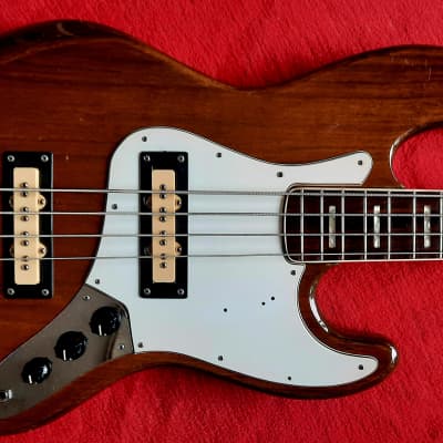 Vintage Original 1984 Robin Freedom Bass Double Pickup Pearl | Reverb