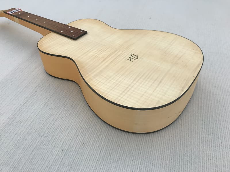 Dobro Resonator Acoustic Guitar Maple Top Body and Neck DIY | Reverb