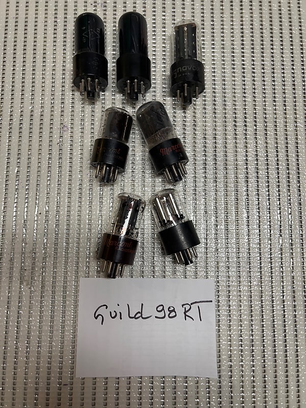 Guild Amp model 98RT ;Vintage tubes package (7) | Reverb Canada